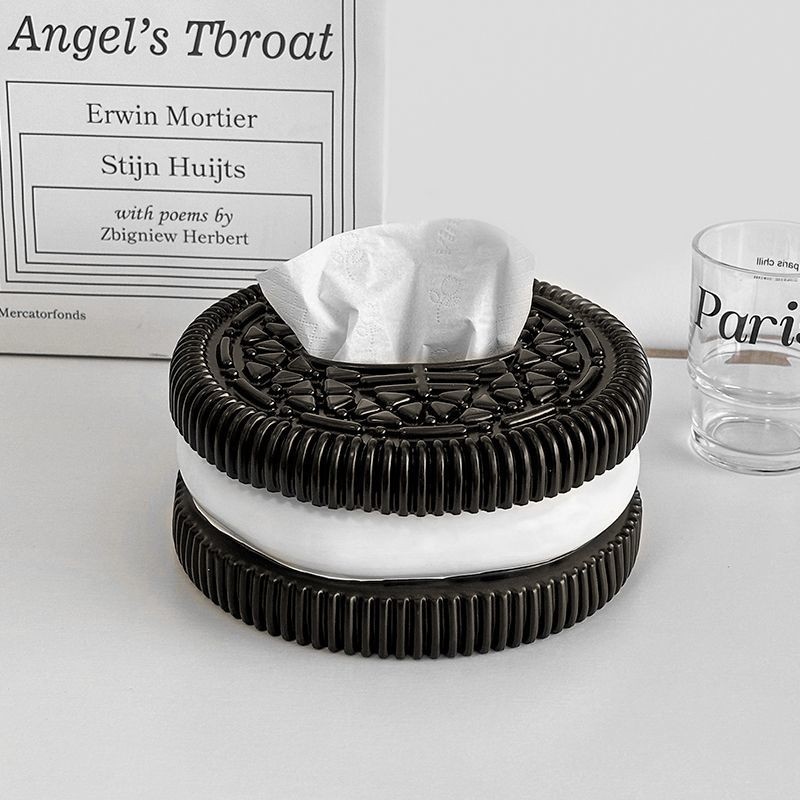 Simulation Oreo Biscuit Tissue Box Creative Burger Paper Box Unique ...
