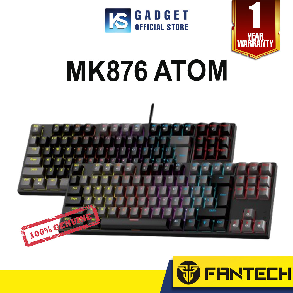 Fantech MK876 ATOM TKL / MK886 ATOM TKL Form Factor , Double Injection ...