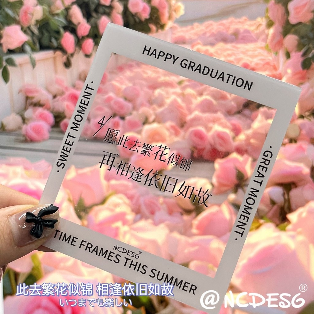 Graduation Season Transparent Card Scenery Video Record PVC Transparent ...