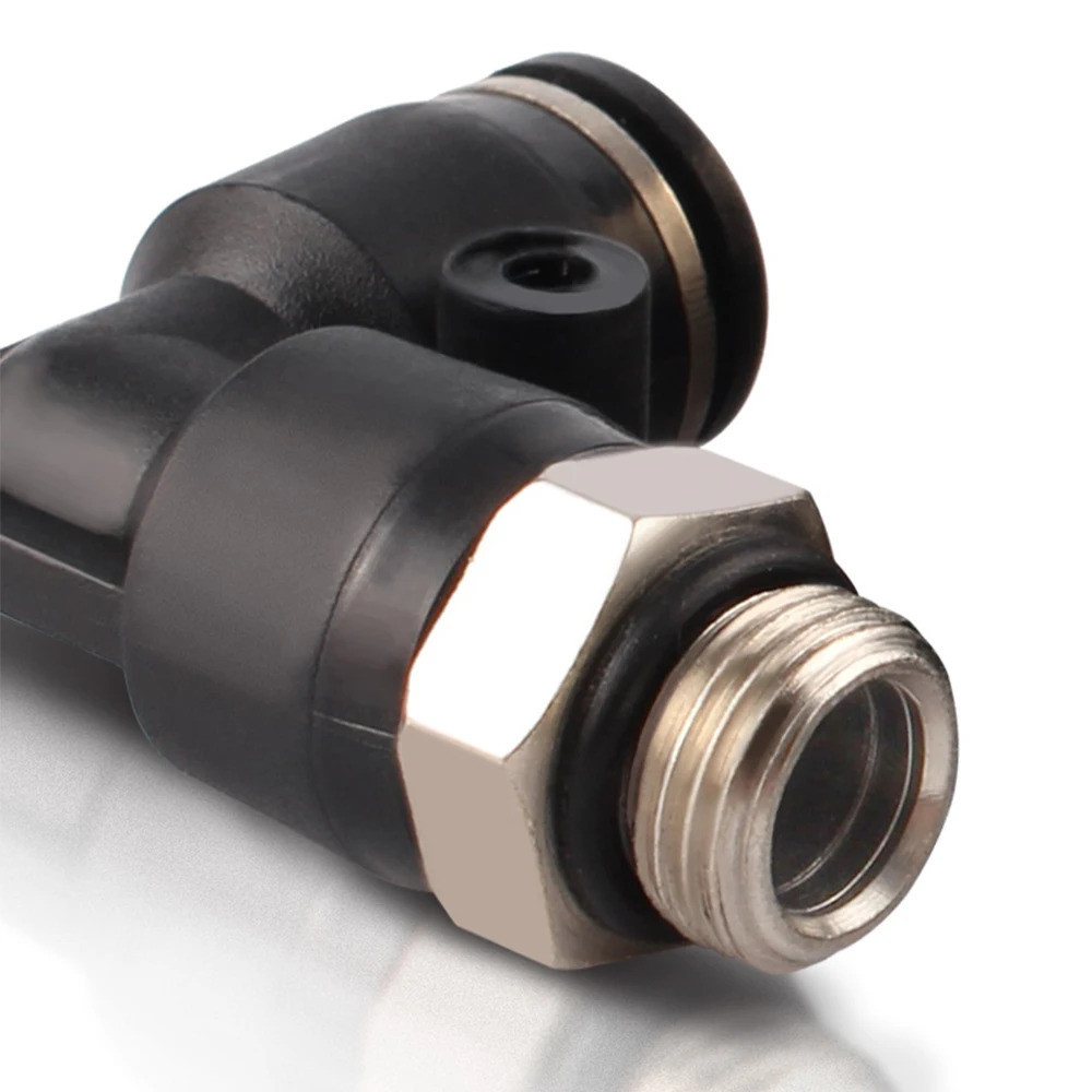Black PL-G Thread Pneumatic Quick Connector, Male Thread G1/4", 1/8", 3 ...