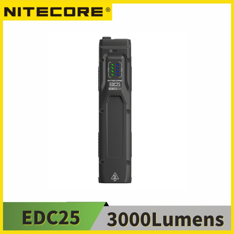 NITECORE EDC25 Flashlight USB-C Rechargeable LED Lantern Ultra Slim 2 x ...