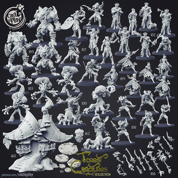 [Forest] Wood Elf Fairy Tree Man Warrior Chaos Dungeons and Dragons dnd ...