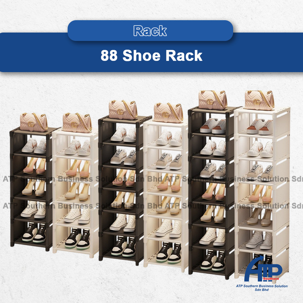 Multi-Layer Shoe Rack Shoes Storage Rack DIY 5/6/7/8 Tier Organizer ...