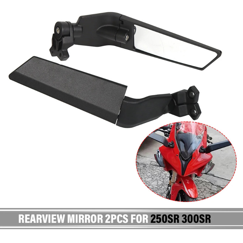 For CF 250SR 300SR 250 300 sr Motorcycle Mirrors Modified Wind Wing ...