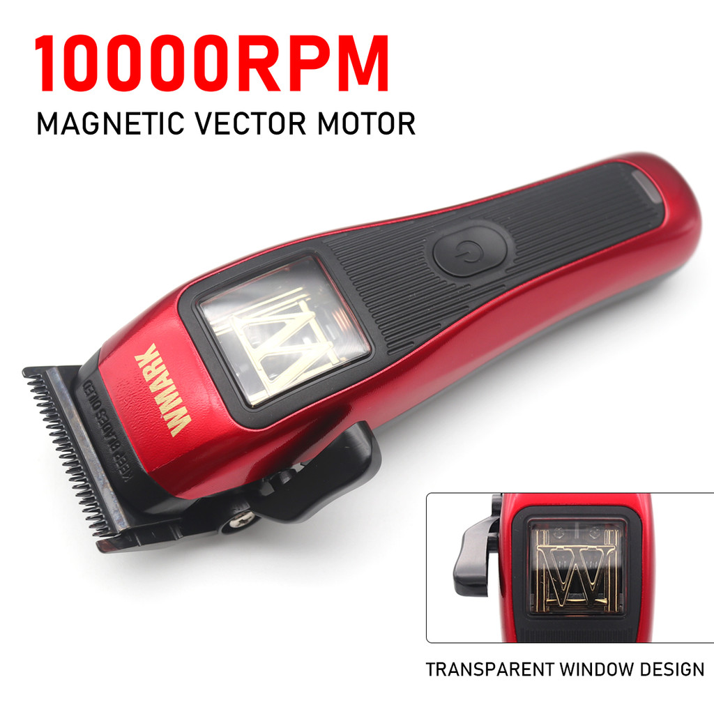 WMARK NG-X1 10000RPM Magnetic Vector Motor Professional Men's Hair ...