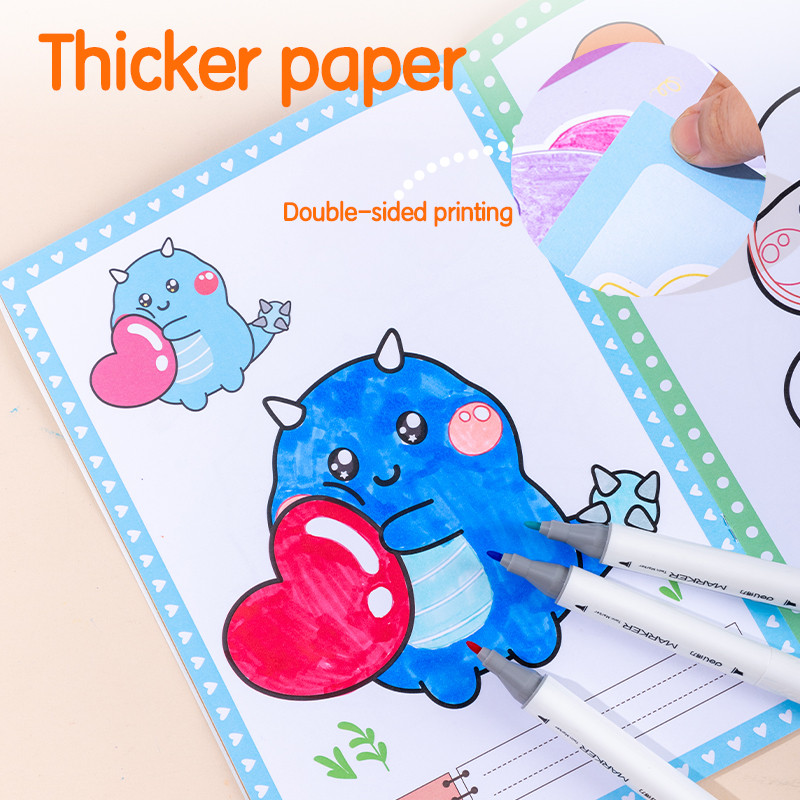 Deli Coloring Book For Kids Educational Art Drawing & Painting Books 16 ...