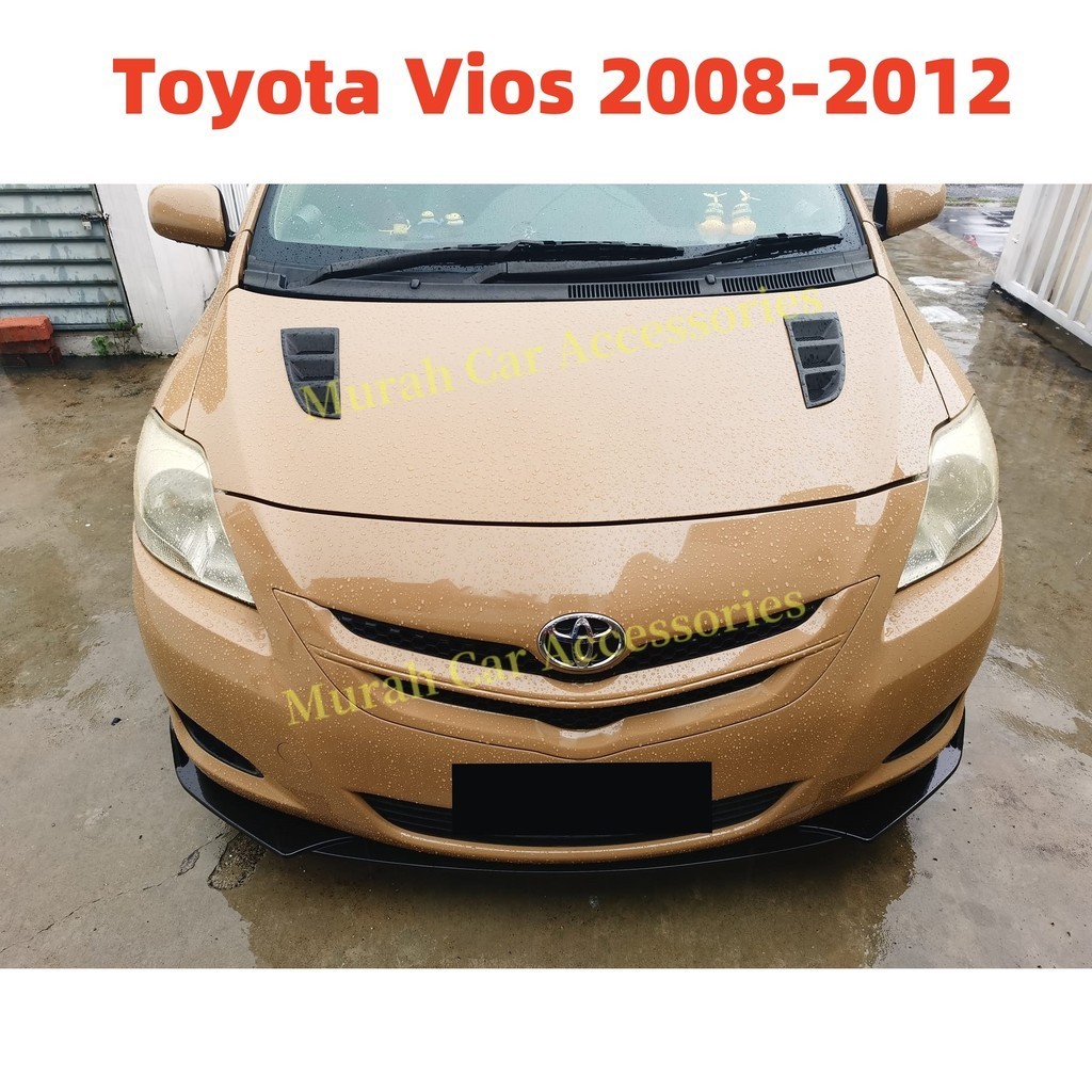 Toyota Vios 2002-2012 Front Bumper Diffuser Lip Wrap Angle Splitters ...