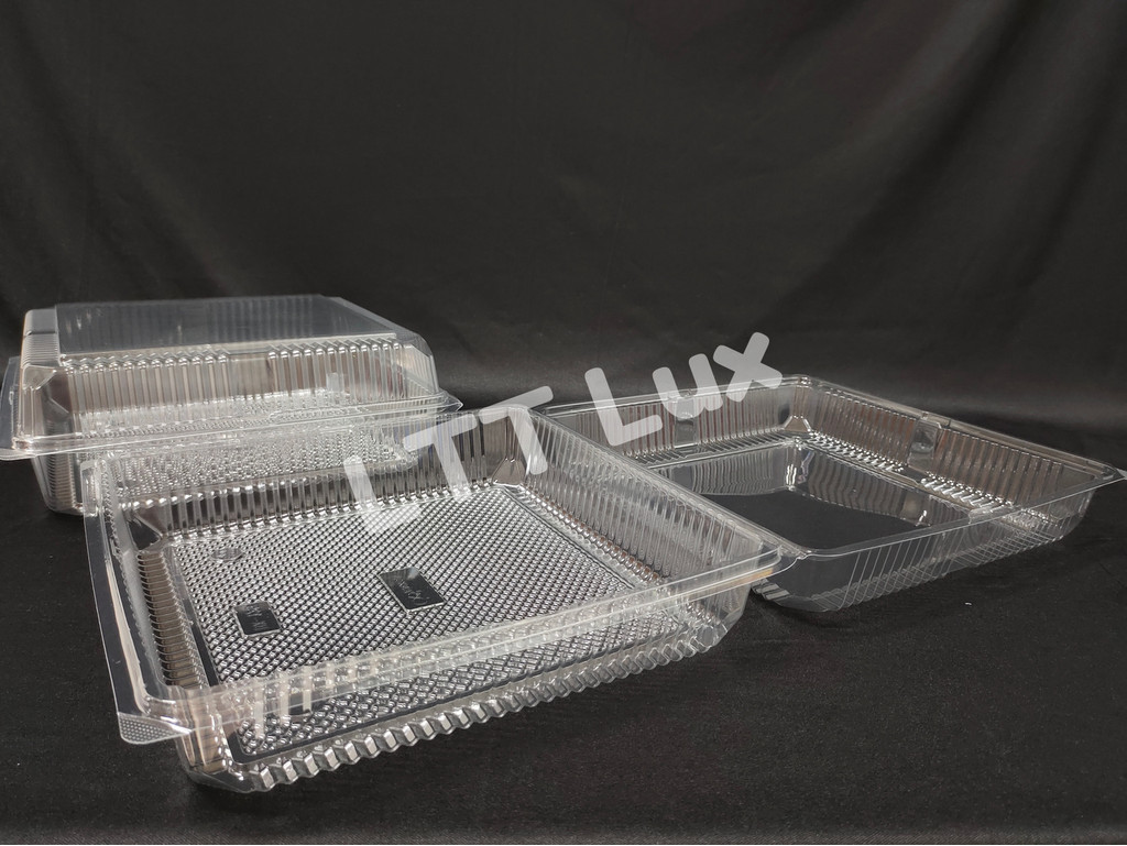 10" Kuih Container BX125 / Bakery Disposable Plastic Clear Food Box ...