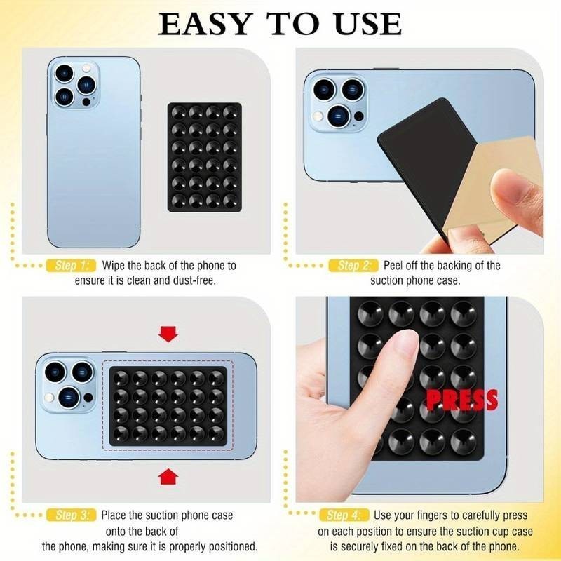 Silicone Suction Pad For Mobile Phone Fixture Suction Cup Backed ...