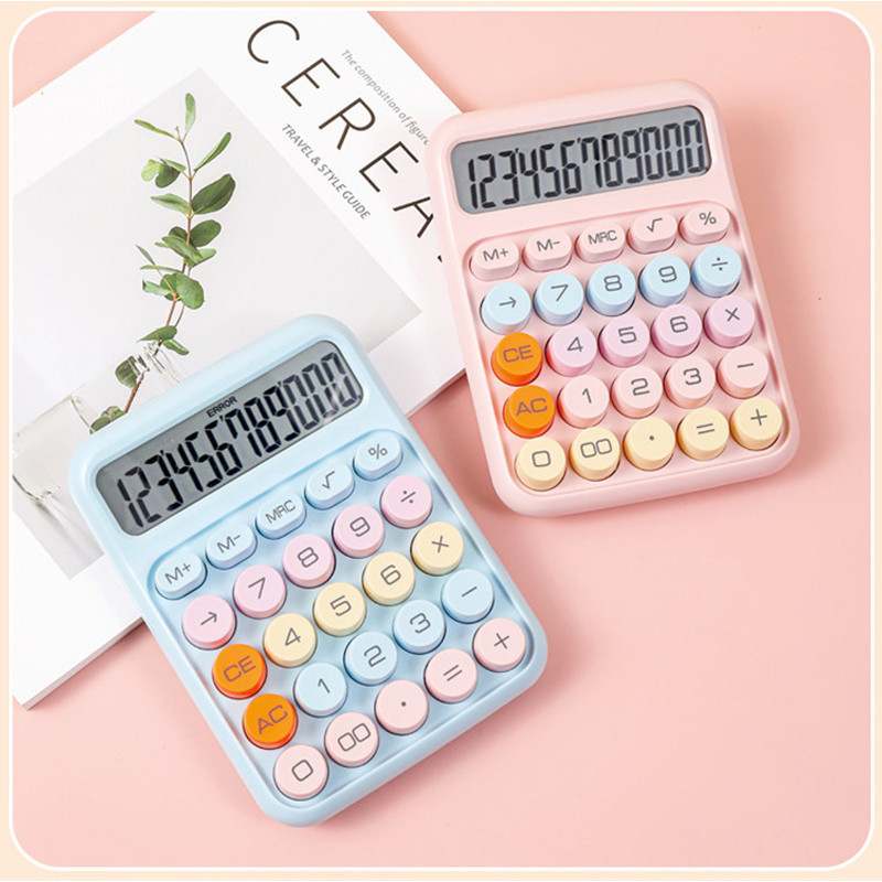 Ossayi Ins Dopamine Candy Color Calculators Large Display Mechanical ...