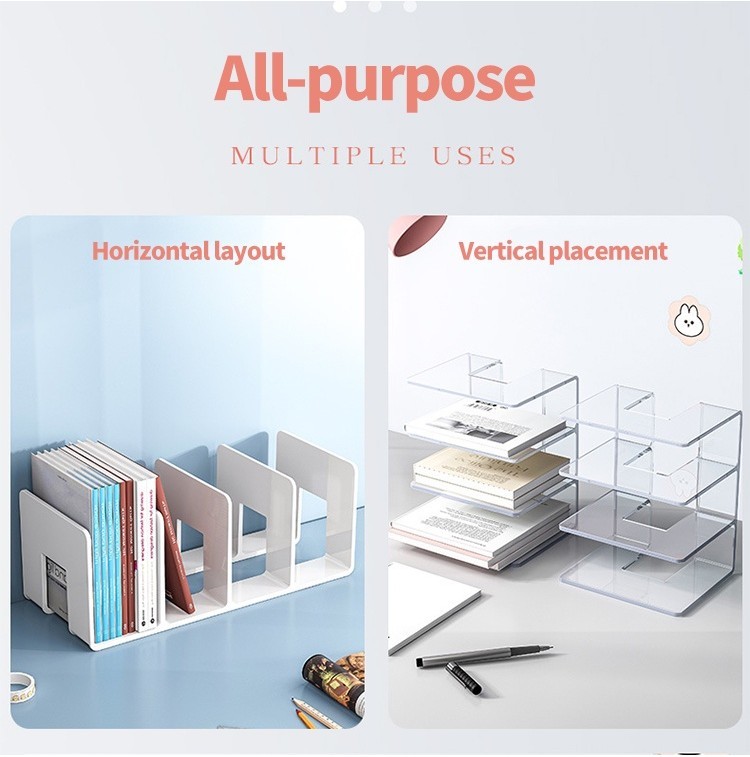 Angel Mark Folding Desktop File Organizer Book Stand Office Document ...