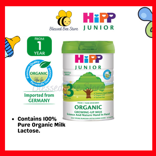 HiPP JUNIOR Organic Growing-up Milk Step 3 (800g) (From One Year ...
