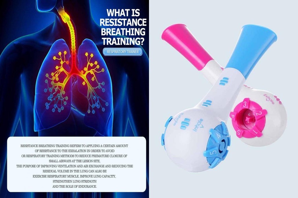 turbobo Fitness Gear for All Levels Portable Hand-held Breathing ...