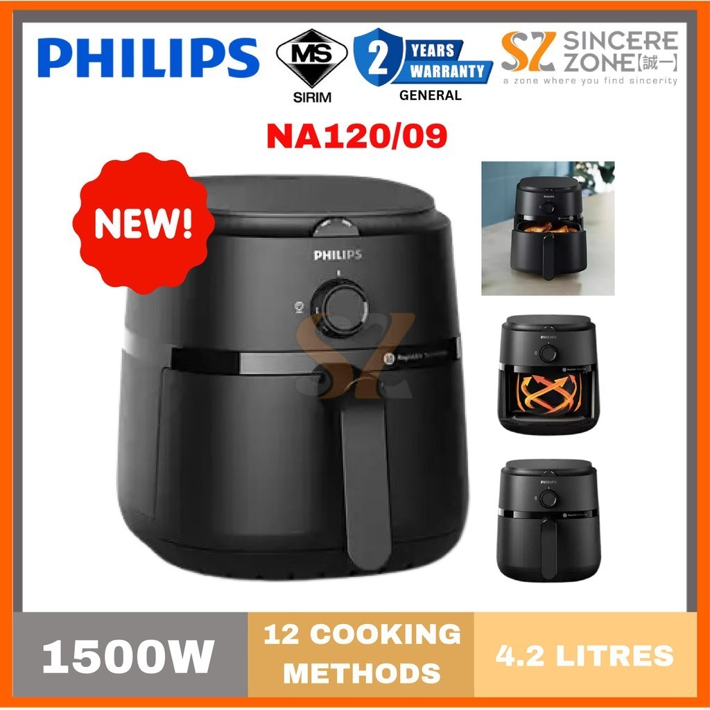 Philips NA120/09 4.2 Litre Airfryer with Rapid Air Technology (NA120 ...
