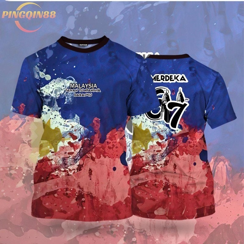 2024 NEW DESIGN Baju Merdeka Muslimah Sportwear Jersey T-Shirt Baju T ...