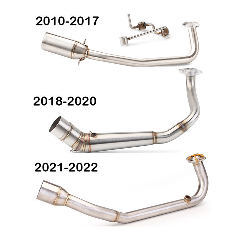 Slip-on Stainless Steel Motorcyle Exhaust Front Link Pipe For Honda PCX ...