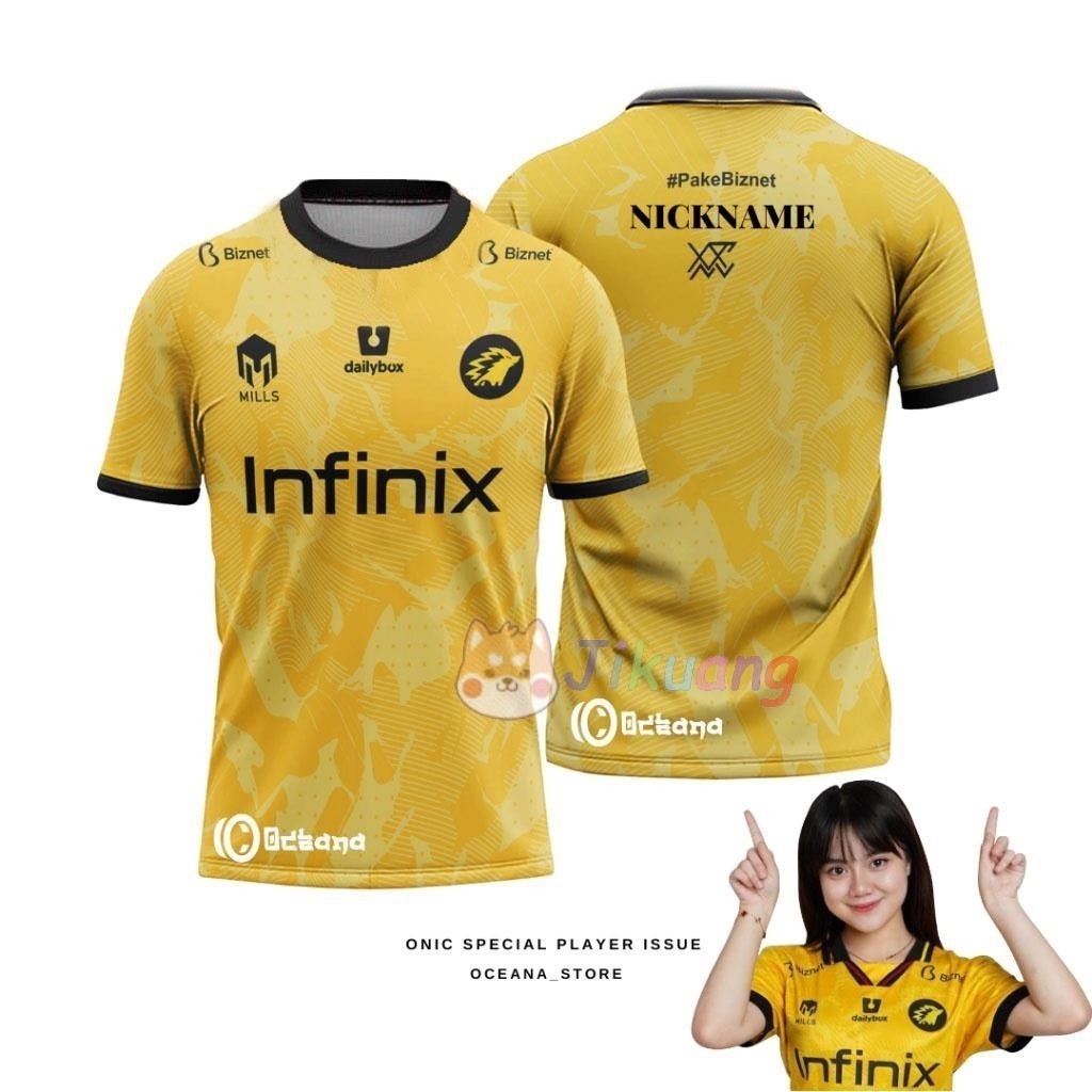 New ONIC ESPORT JERSEY MSC 2025 Infinix T Shirt【Free Customization ...
