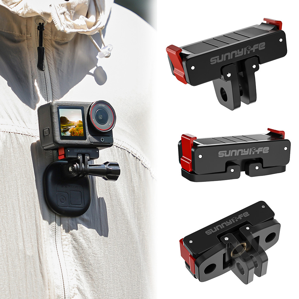 Aluminum Alloy Quick Release Two Claw Adapter For DJI Action 5 Pro/4/3 ...