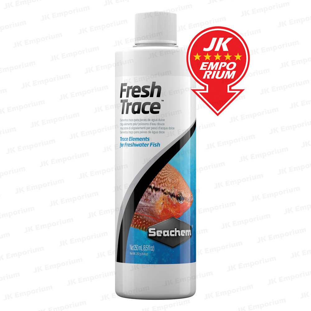 Seachem Fresh Trace 250ml Trace Elements Supplement Freshwater Fish ...