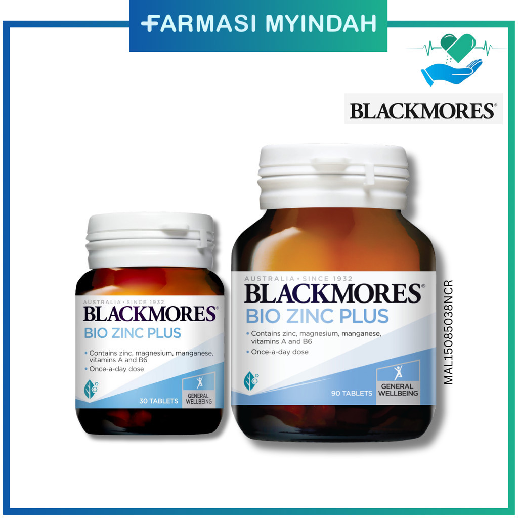 Blackmores Bio Zinc Plus (30 Tab/ 90 Tab) | Shopee Malaysia