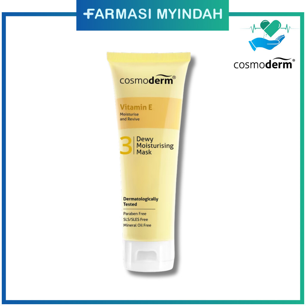Cosmoderm Vitamin E Dewy Moisturising Mask 100ml | Shopee Malaysia