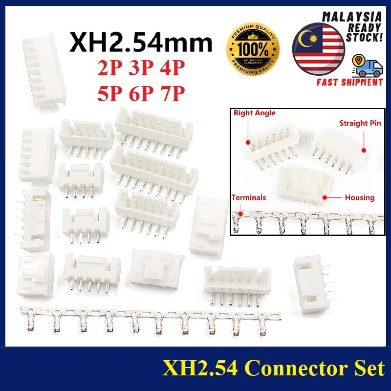 XH2.54 Connector XH Plug 2.54mm pitch | Shopee Malaysia