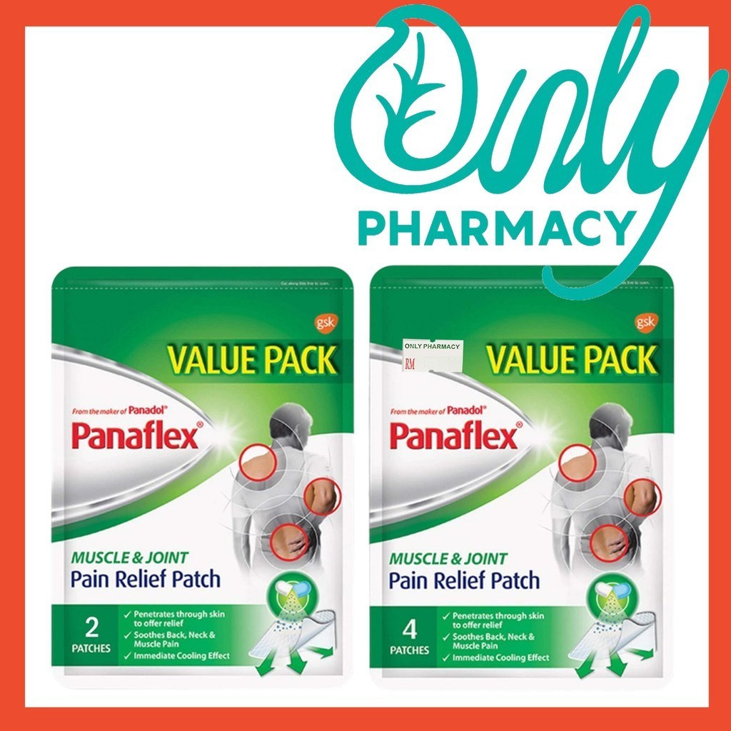 PANAFLEX Pain Relief Patch 2s EXP06/07/24 OR 4s | Shopee Malaysia