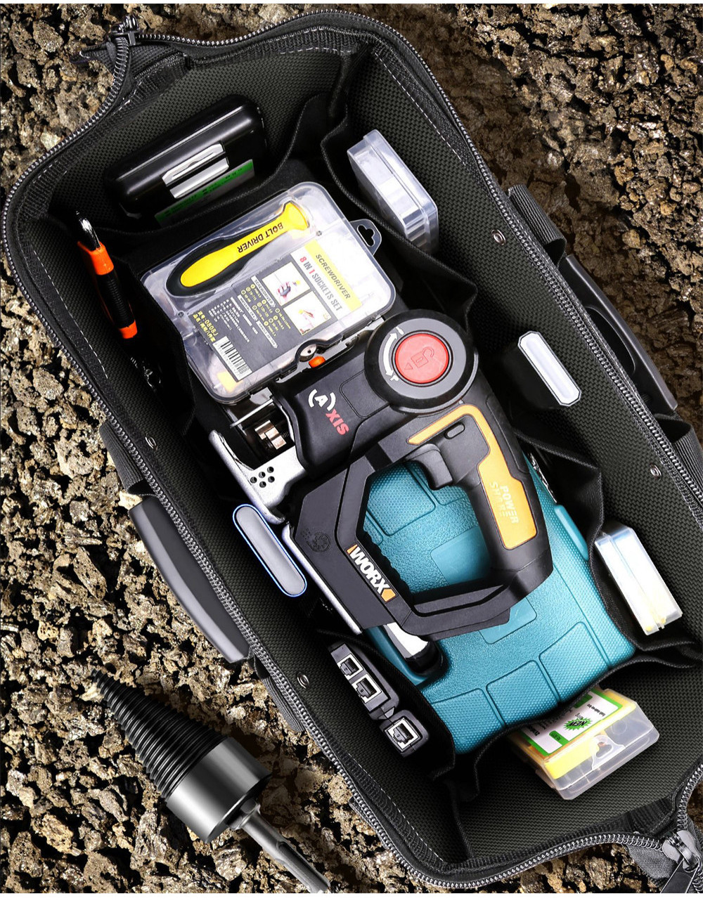 Winhunt Multi-Function Waterproof Tool Bag with Multi Pockets Organizer ...
