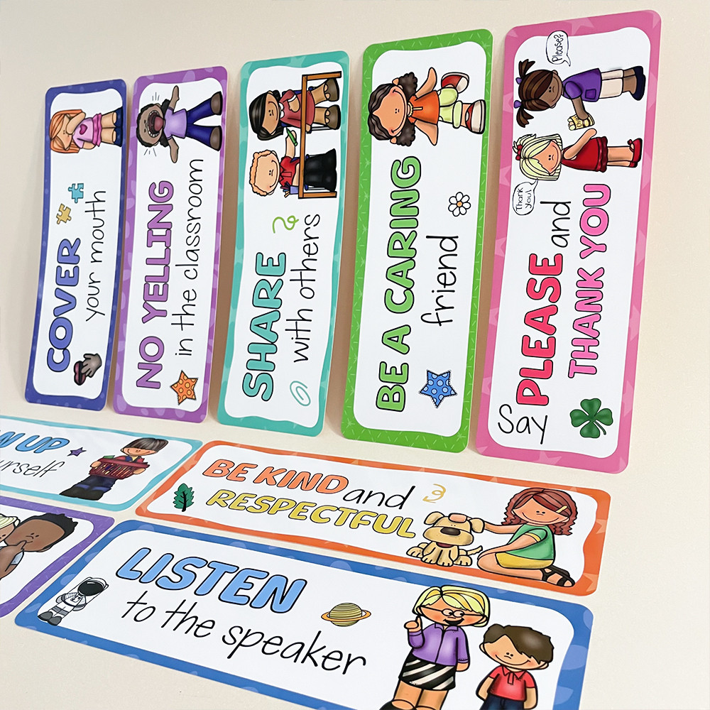 Preschool Classroom Rules Classroom Rules Poster: Educational Decor ...