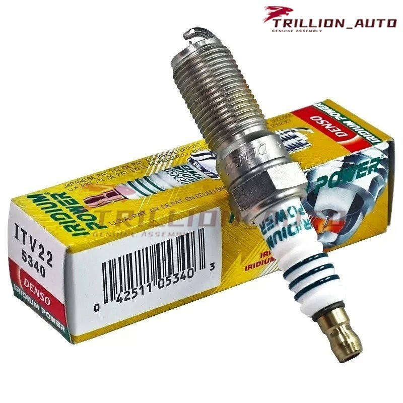 (4PCS)ITV22/ITV20 DENSO IRIDIUM POWER SPARK PLUG #5340 #5339 Fiesta ...