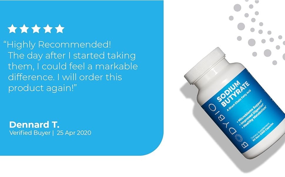 BodyBio - Butyrate Gut Health Supplement 60 Sodium Capsules | Shopee ...