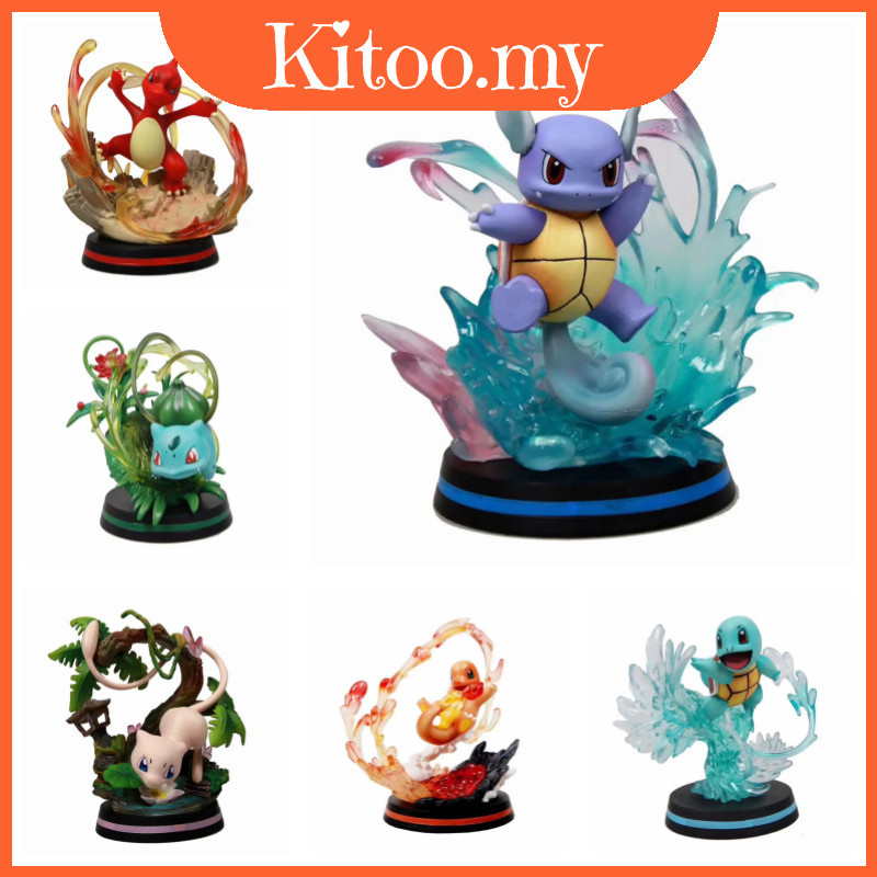 Turtle Pokemon Genji Scene Box Set Pvc Material Cartoon Character ...