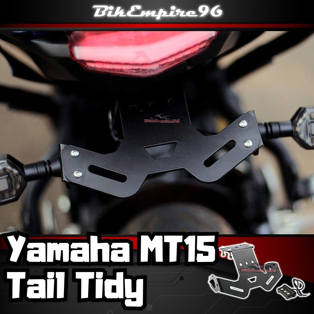 Yamaha MT15 Motorcycle Tail Tidy Number Plate Holder with LED Light ...