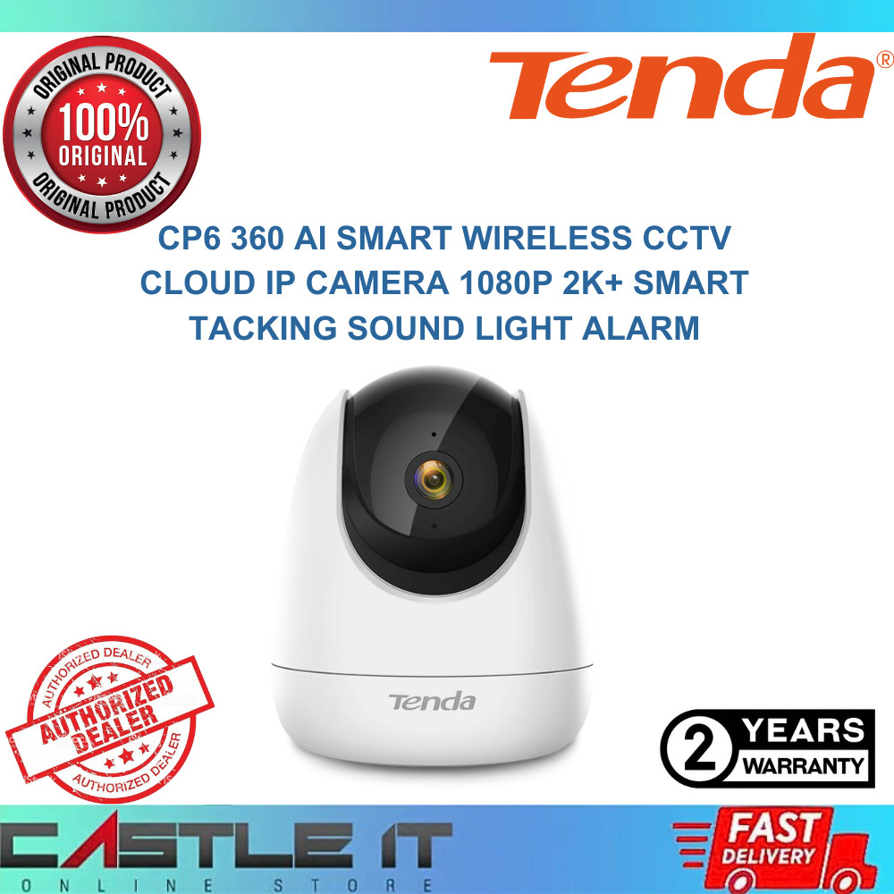 Tenda CP6 CP7 360 Ai Smart Wireless CCTV Cloud IP Camera 1080P 2K ...