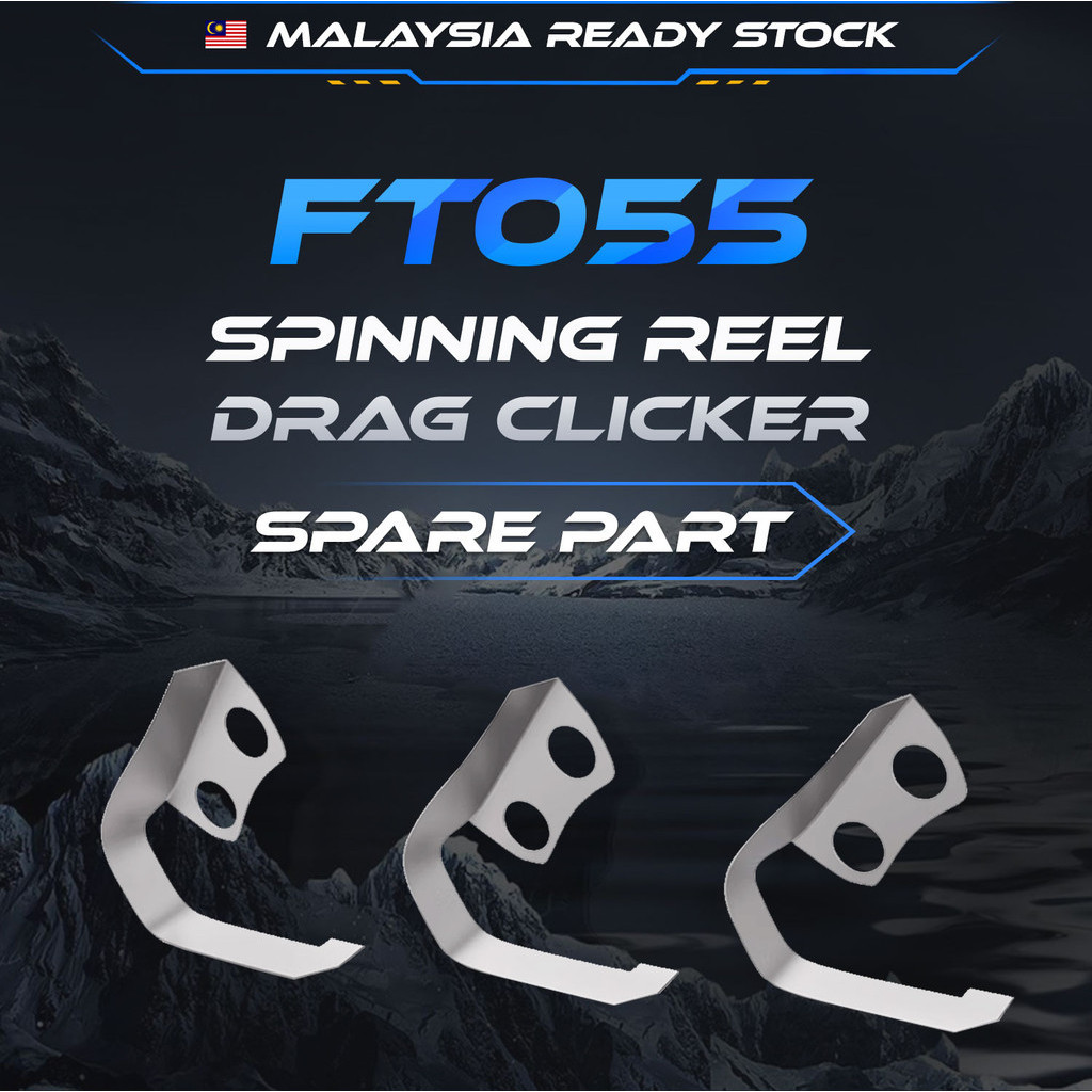 【MR.T】1biji Mesin Pancing Spinning Reel Clicker | Bunyi Drag Alarm Reel ...
