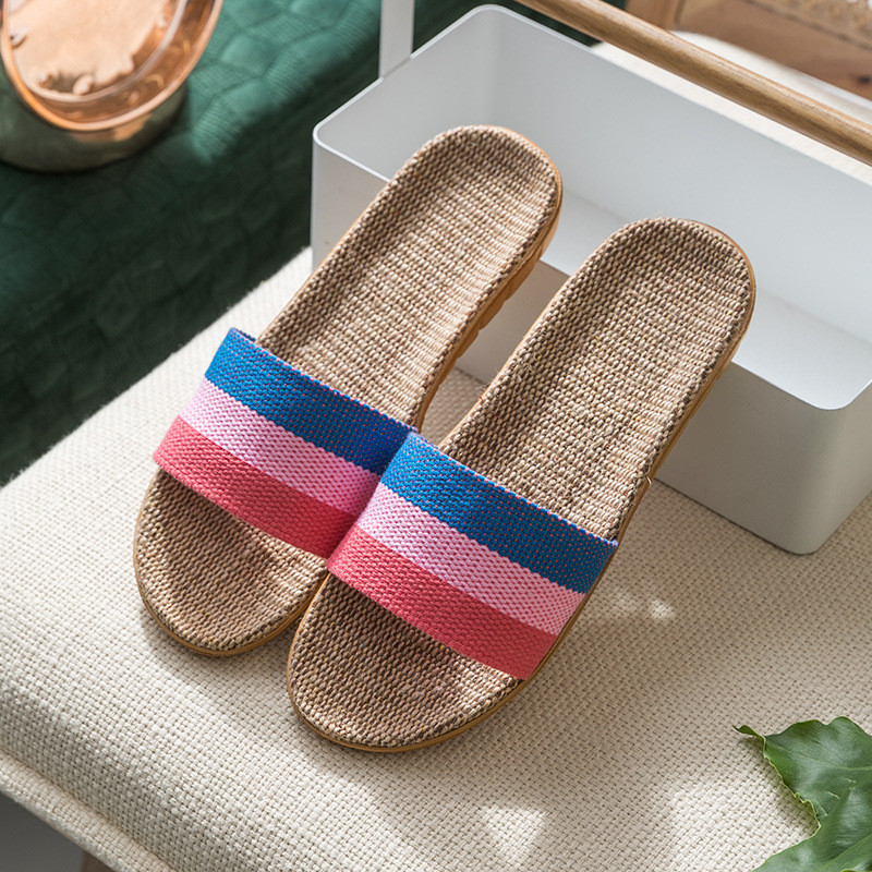 Household Sandals Slippers Men Summer Spring Festival Rattan Straw ...