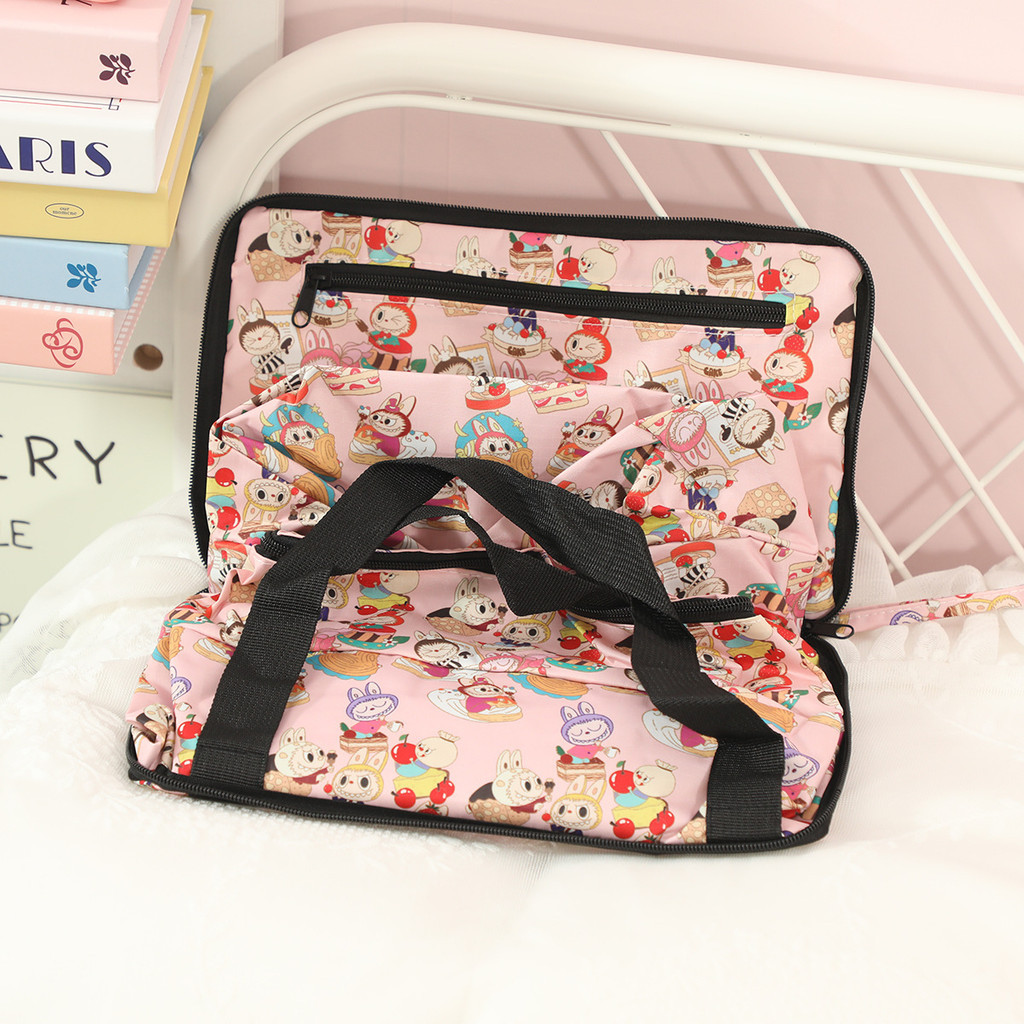 New Style labubu labubu Portable Foldable Travel Bag Cartoon Duffel Bag ...