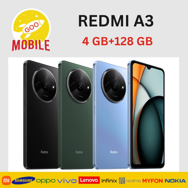Xiaomi Redmi A3 (4GB+128GB) | Mediatek Helio G36 | 6.71" IPS LCD Display | 5000 mAh Battery ...