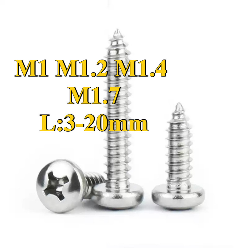 ((Quick Shipment) Phillips Round Head with Screw/Stainless Steel 304 self Drilling Cross Screw ...