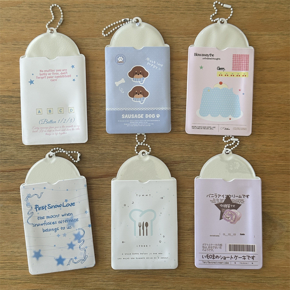 Original ins Pink Blue Dog Bow 10cm Small Card Card Holder Polaroid ...