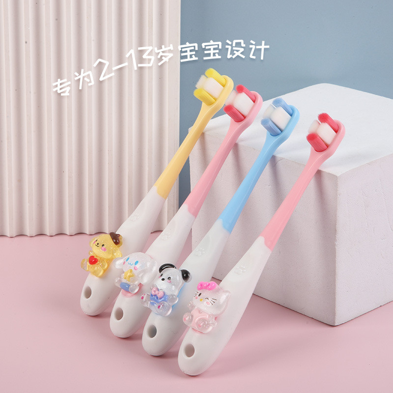 Sanrio Toothbrush 2-12Yrs Kuromi Cinnamoroll Toothbrush Soft Bristle ...
