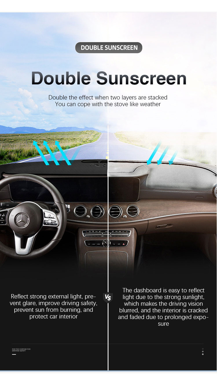 Car Dashboard Dash Mat For Mitsubishi Pajero Shogun Montero V80 V87 V93 ...