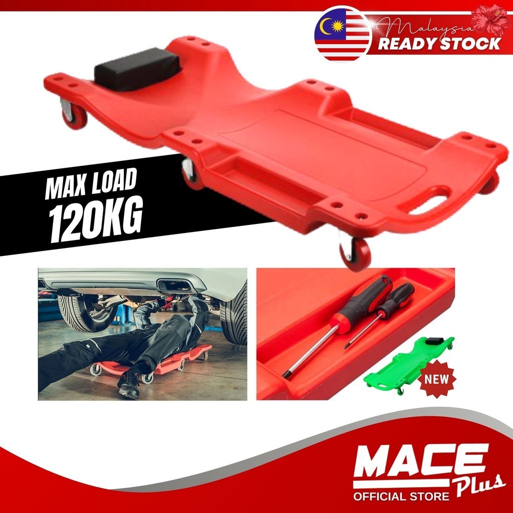 36” / 40" Mechanic Creeper Car Garage With 6 Swivel Wheels Trolley ...