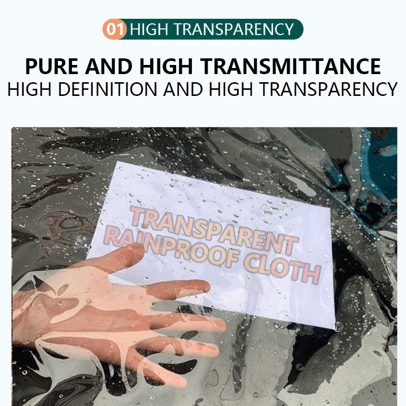 Transparent Rainproof Shading Cloth Rain Curtain Waterproof Tarpaulin ...