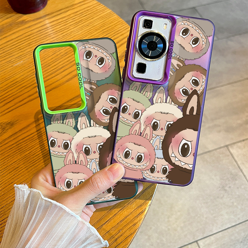 Cartoon Labubu Cases For Huawei Pura 70 Pro Ultra Pro+ P60 Pro P50 P50E ...