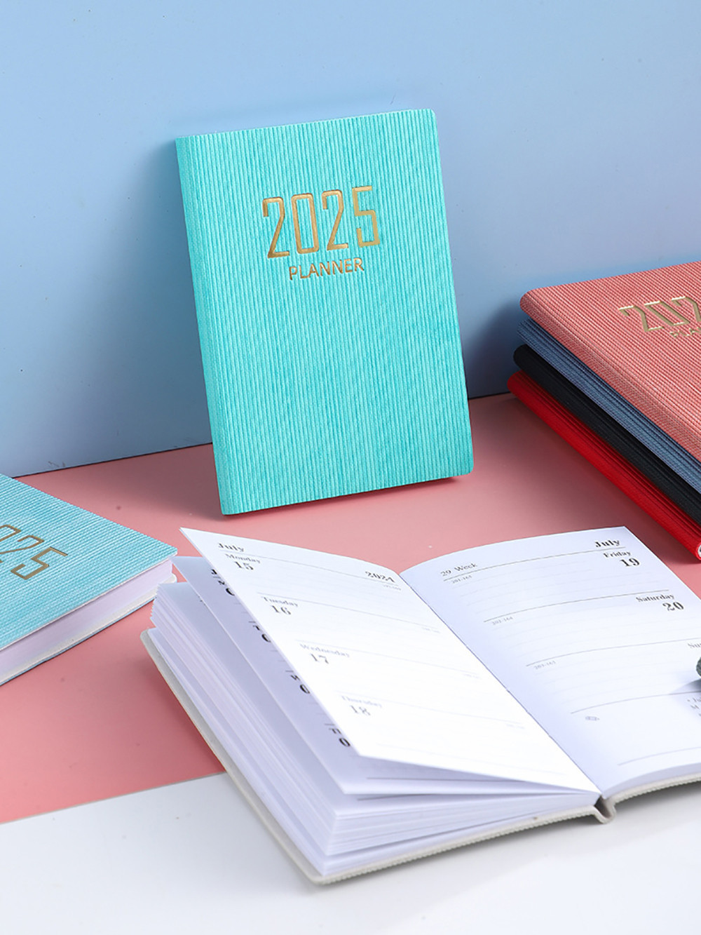 2025 A7 Mini Pocket Notebook 365 Days Notepad Diary Notebook Planner ...