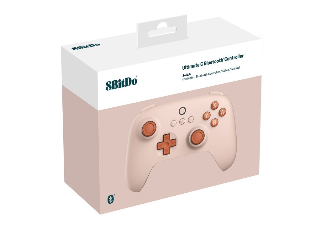 8BitDo Ultimate C Bluetooth Gamepad Wireless Gaming Controller New Colors Pink Blue Orange ...