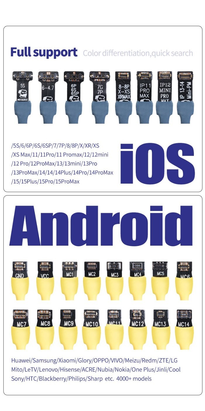 MECHANIC iBoot FPC+ Power Boot Cable For IP Android Over Current ...
