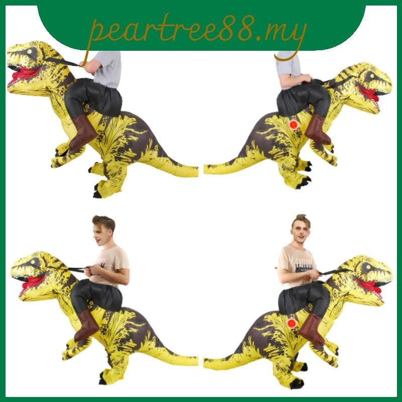 Inflatable T Dinosaur Rex Ride-on Costume Blowup Cosplay Adults Fancy ...
