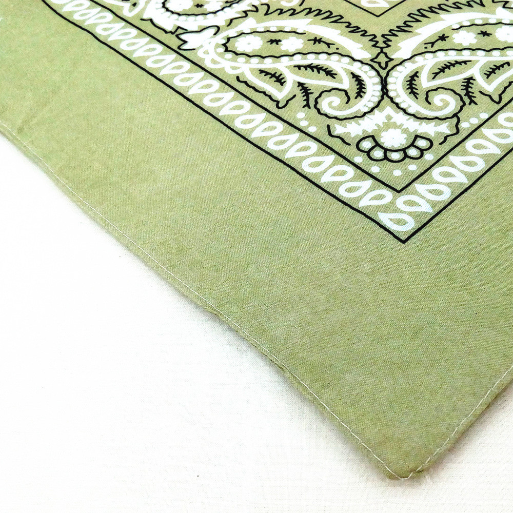 Polyester 55 Cm Headscarf, Cashew Nut Large Square Handkerchief ...
